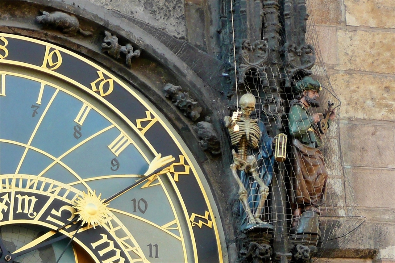 Prague Astronomical Clock - Just Me And A Boarding Pass