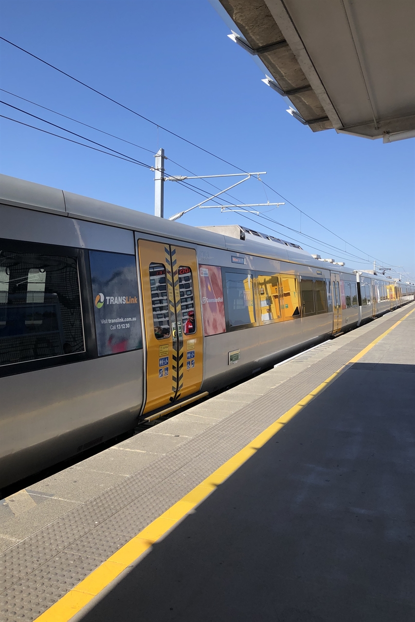 Brisbane AirTrain - Just Me And A Boarding Pass