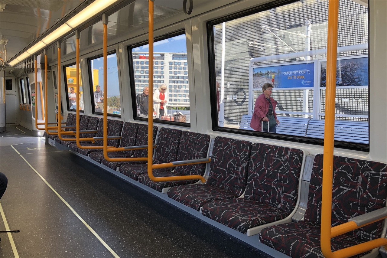 Brisbane AirTrain - Just Me And A Boarding Pass